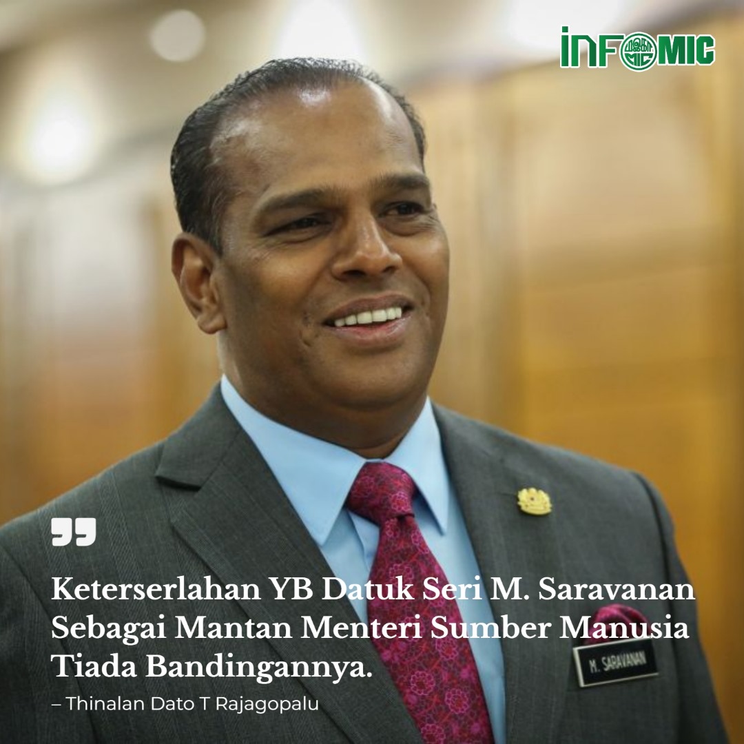 Keterserlahan YB Datuk Seri M. Saravanan Sebagai Mantan Menteri Sumber ...