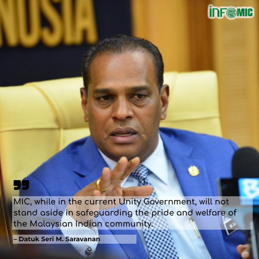 MEDIA STATEMENT BY MIC DEPUTY PRESIDENT AND TAPAH MEMBER OF PARLIAMENT ...